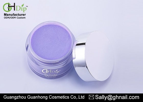 Organic Nail Salon Dip Powder Fingernails Dipping 2 Oz Capacity Purple Color