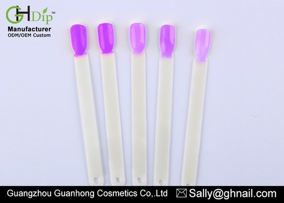 Durable 2 Oz Purple Color Nail Dip Powder Crack And Chip Resistant