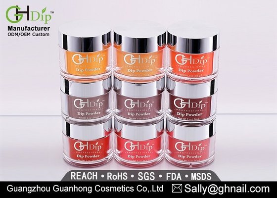 2 Oz Cosmetic Color Gel Dip Powder Manicure Kit With Logo Customized