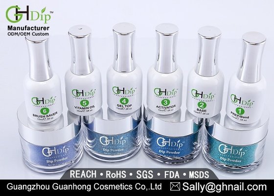 2 Oz Organic Acrylic Glitter Nail Dip Powder Environmentally Friendly