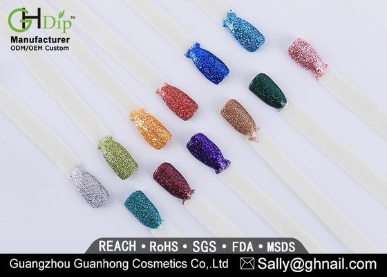 Glitter Color Healthy Nails Dip Gel Powder Soak Off Easy No Lamp Need