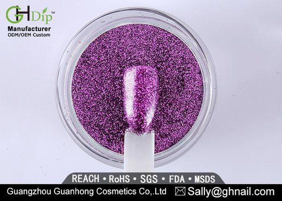 Capacity 2 Oz Glitter Dip Powder , Nail Dipping Powder Kit REACH Listed