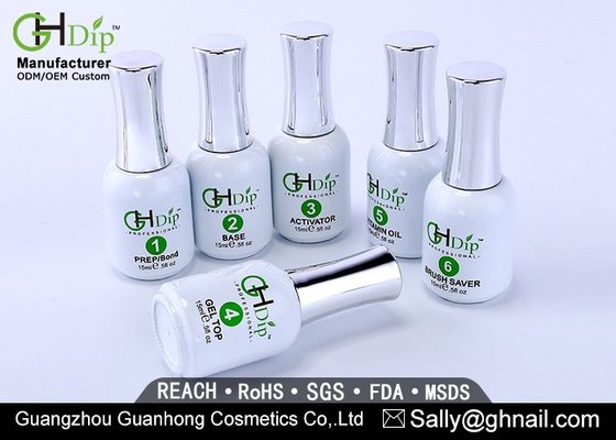 Gel Top Coat 15 ML Glue Nail Dipping System Liquid With Quick Dry