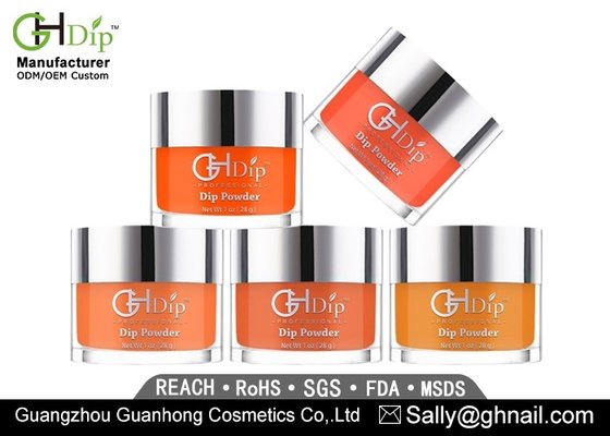 Bright Color Nail Salon Dip Powder Healthy For Nail Beds , Smooth Surface