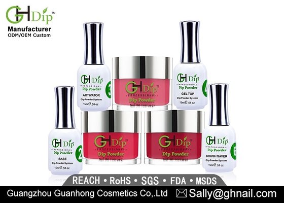Maintenance Free 1 Oz Dip Powder Nail System Fingernail Polish Water Resistant