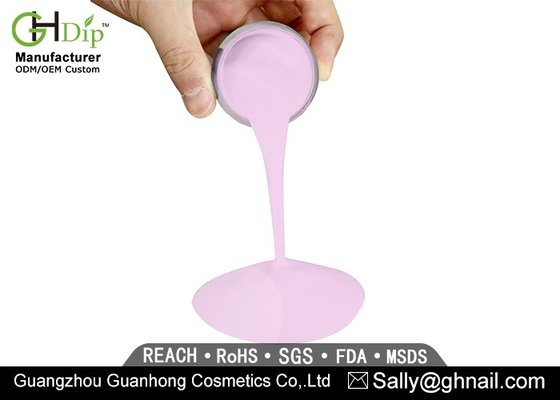 Light Pink Organic Nail Powder High Shine With Private Label Customized