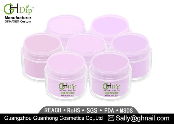 Light Pink Organic Nail Powder High Shine With Private Label Customized