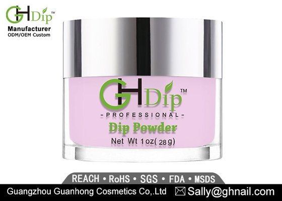Light Pink Organic Nail Powder High Shine With Private Label Customized