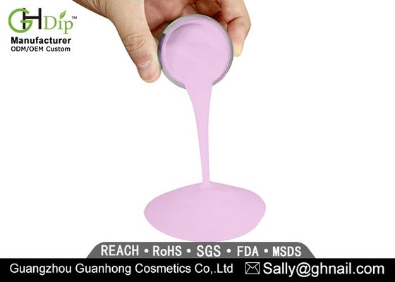 77-Durable Pink Acrylic Nail Colors Powder Dip Manicure Odor-free