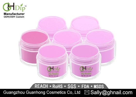77-Durable Pink Acrylic Nail Colors Powder Dip Manicure Odor-free