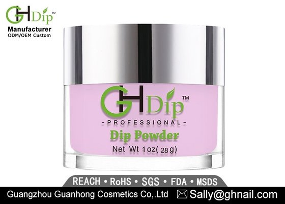 77-Durable Pink Acrylic Nail Colors Powder Dip Manicure Odor-free