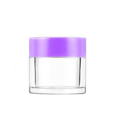 OEM ODM 1 Oz Cosmetic Sample Jars With Color Cap For Dipping Powder
