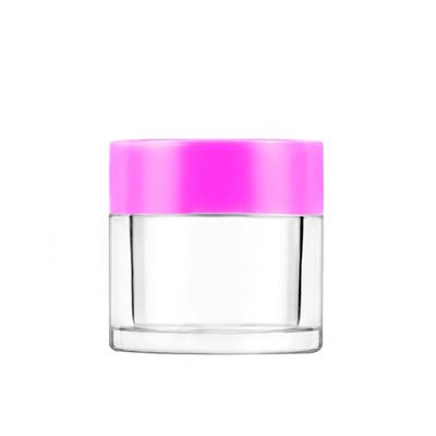 OEM ODM 1 Oz Cosmetic Sample Jars With Color Cap For Dipping Powder