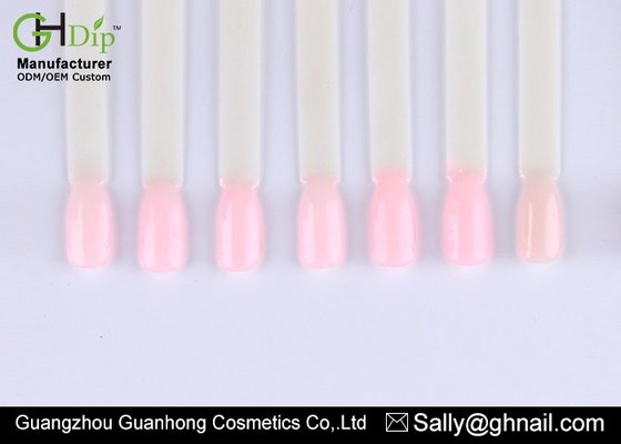 Organic White And Pink French Dip Kit Non - Irritating For Nail Beauty