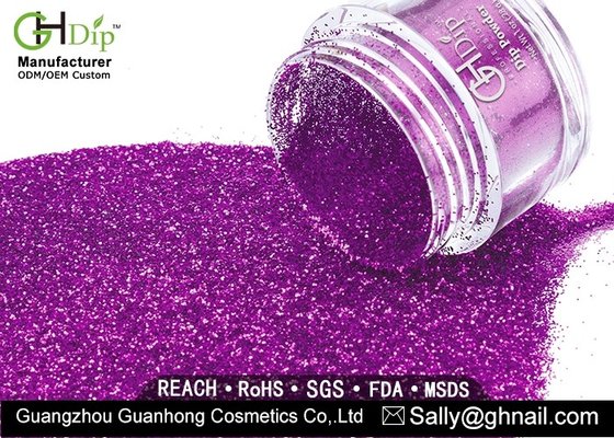 Luxury Nails Art Glitter Nail Dip Powder Air Dry For Finger / Toes