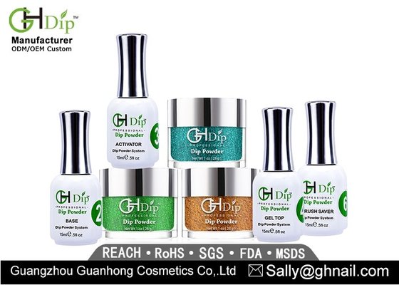 Durable Organic Gel Nail Powder No Allergy With1 OZ Capacity , Multiple Color