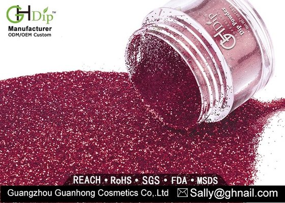 Professional Natural Glitter Nail Dip Powder Crack Resistant No Lamp Curing