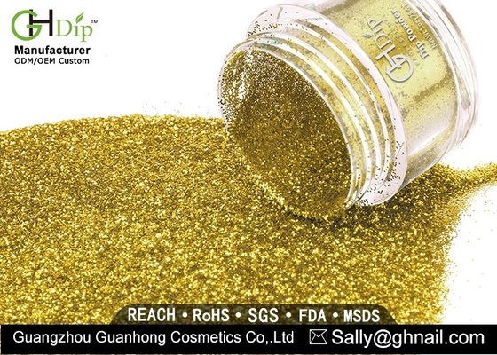 Non - Toxic Organic Nail Salon Acrylic Powder Crack Resistant With Glitter Color
