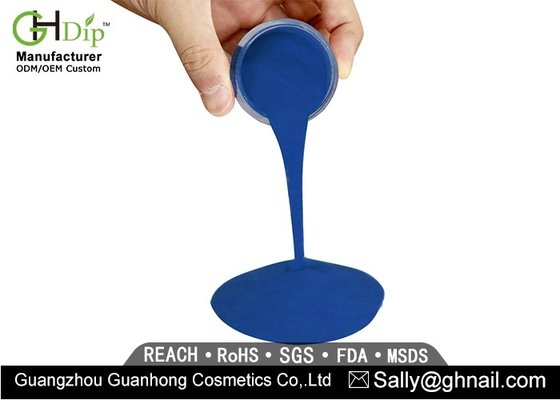 66-Natural Nail Blue Colored Acrylic Powder Dip Manicure 2 Oz Water Resistant