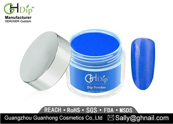 61-Flexible And Water Resistant Blue Colored Acrylic Nail Powder 2 Oz Long-lasting
