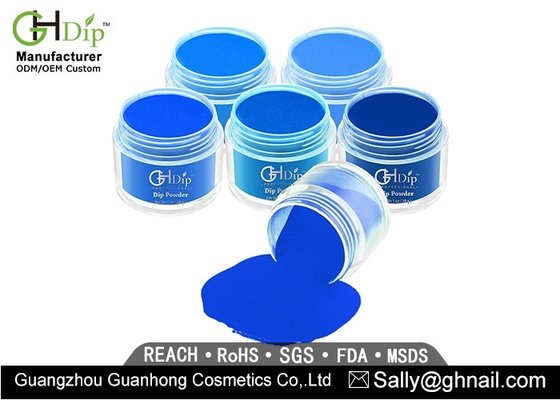 61-Flexible And Water Resistant Blue Colored Acrylic Nail Powder 2 Oz Long-lasting
