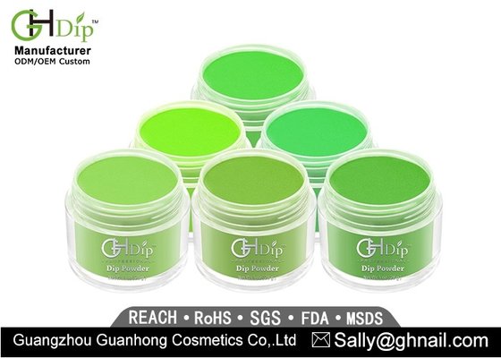 Harmless Gel Dip Powder Nails Polish No UV / Led Needed , REACH RoHS Listed
