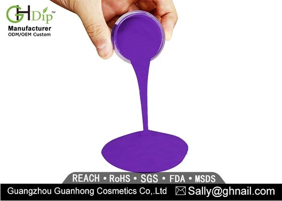 41-Organic 2 Oz Purple Color Acrylic Nail Dip Powder Healthy And Safe
