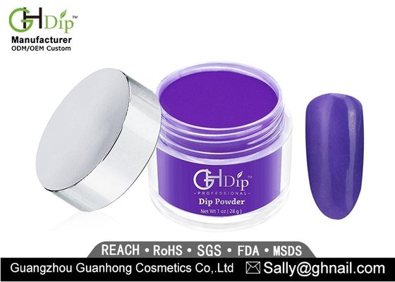 41-Organic 2 Oz Purple Color Acrylic Nail Dip Powder Healthy And Safe