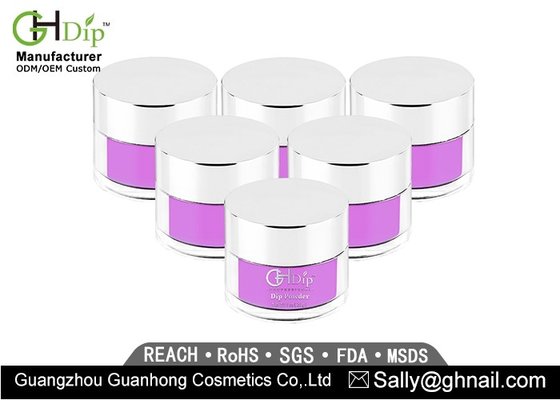 39-No Clumps 2 Oz Purple Color Acrylic Dip Powder And Liquid Quick Dip Fast Dry
