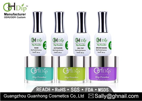 Air Dry Gel Dip Powder Without Pollution , Healthy Nail Dipping Powder