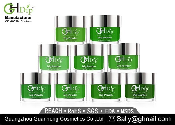 Non - Irritating Organic Nail Powder / Acrylic Gel Powder For Fingernails