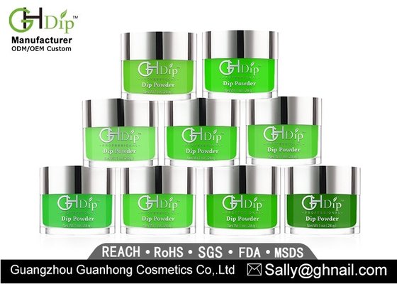 7-Crack Resistant 2 Oz Bright Colored Acrylic Dip Powder Nails Water Resistant