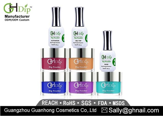 4-Easy To Use 2 Oz Colored Acrylic Dip Powder Nails Art Dry Fast