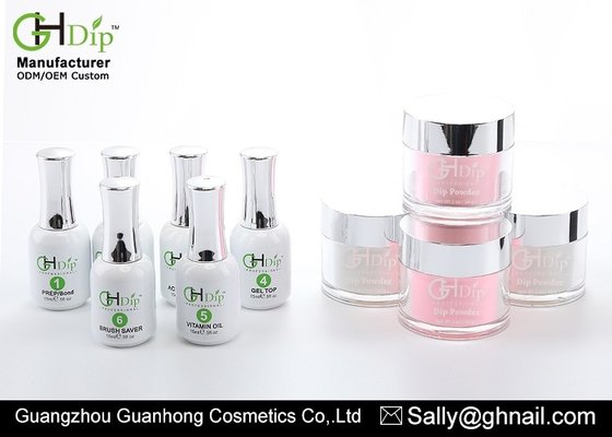 Long Lasting Dip Powder Starter Kit No Lamp Cure For Salon , 2 Oz Capacity