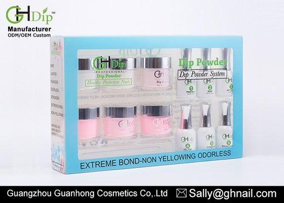 Long Lasting Dip Powder Starter Kit No Lamp Cure For Salon , 2 Oz Capacity