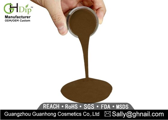 Harmless Organic Dipping Powder Brown Color 1 Oz Capacity Environment Friendly