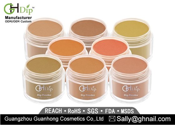 Light Weight Nail Salon Dip Powder Crack Resistant With Zero Dry Time