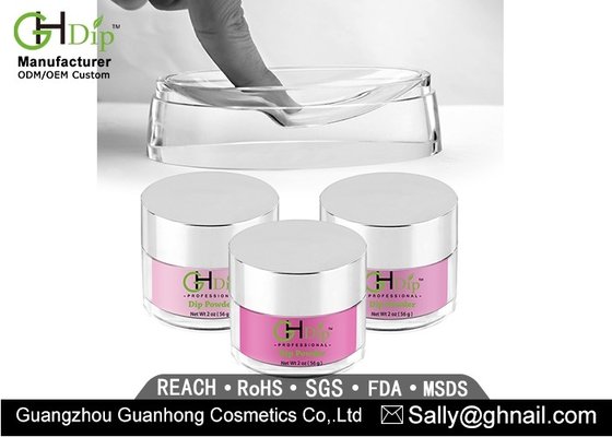 French Manicure Gel Dip Kit Odorless Non - Pollution For Girls , REACH / RoHS Standard