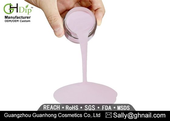 High Viscosity Acrylic Dip Powder Pure Coloer For Gel Nail Art , Environmental Friendly