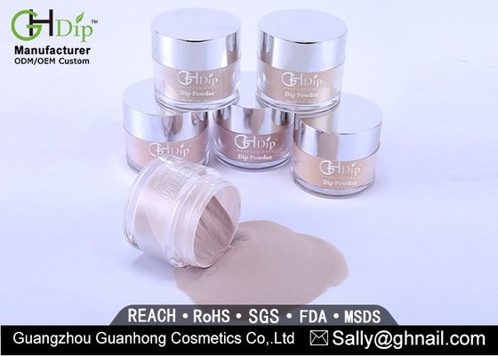 No Irritant Dry Fast Nude Dip Powder For Beauty Nail Art Manicure , 2 Oz Capacity