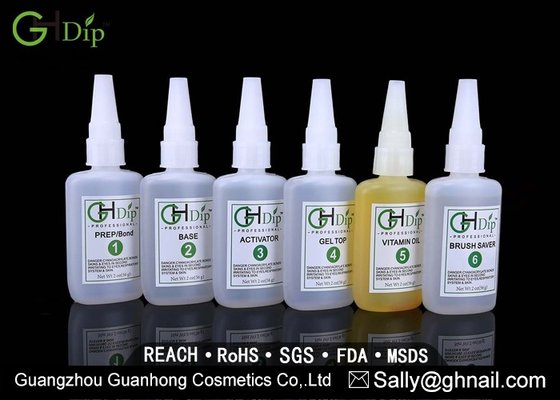 Natural Color Nail Dipping System Refill Liquid 2 Oz For Fingernail Art