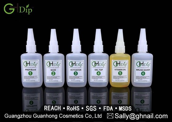 Natural Organic Dip Powder Nail System 2 Oz Nail Polish Glue No Light Needed