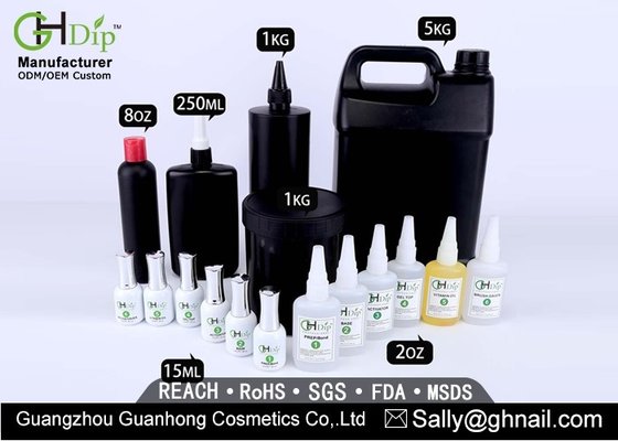 Healthy Nail Dipping System No Odor For Finger / Toes Nail Design