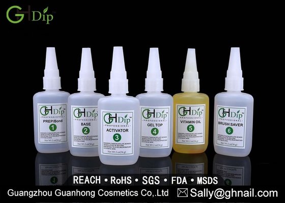 Healthy Nail Dipping System No Odor For Finger / Toes Nail Design