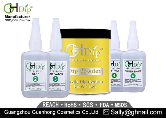 Easy Apply 2 Oz Nail Dipping System Long Lasting Salon Nail Glue Air Dry