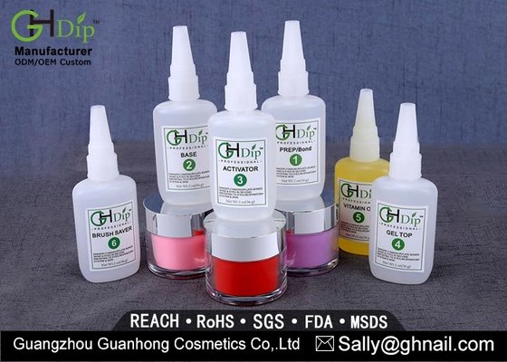 Easy Apply 2 Oz Nail Dipping System Long Lasting Salon Nail Glue Air Dry