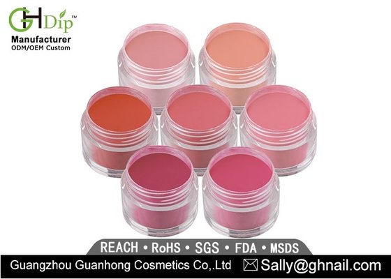 Light Weight Gel Dip Powder Art Manicure Easy Dipping Odorless With Red Colour
