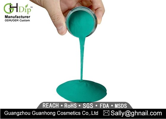 Green Acrylic Nail Dipping System Kit Harmles With Good Adhesive