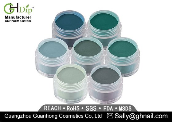 Green Acrylic Nail Dipping System Kit Harmles With Good Adhesive