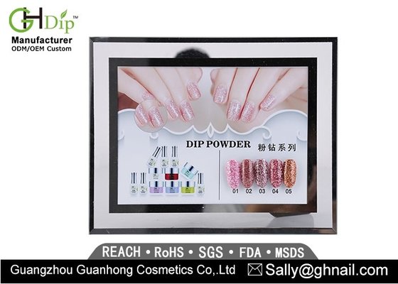 No Clumps Red Glitter Acrylic Powder Easy Dipping With Free Sample